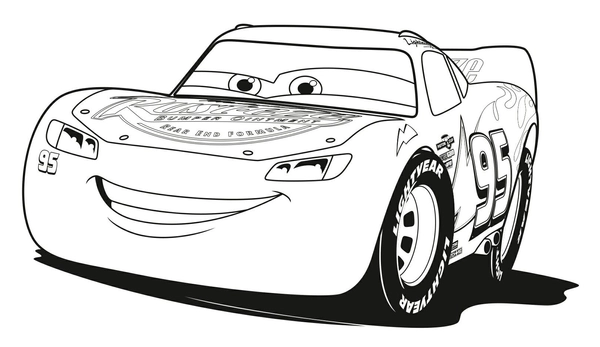 🖍️ Coches Rayo Mc Queen - Dibujo para Colorear Gratis para Imprimir ... 🖍️ Coches Rayo Mc Queen - Dibujo para Colorear Gratis para Imprimir ...